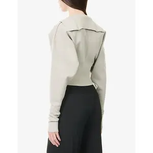 Rick Owens Dracu Cropped Knit Jacket