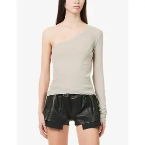 Rick Owens Ziggy Asymmetric Top - Pearl