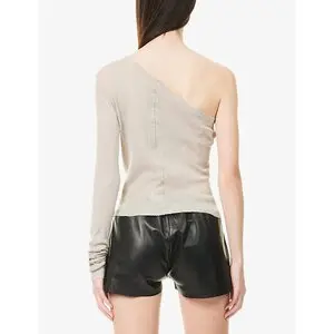 Rick Owens Ziggy Asymmetric Top - Pearl