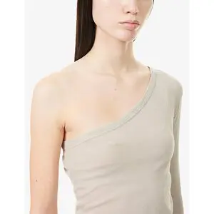 Rick Owens Ziggy Asymmetric Top - Pearl