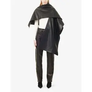 Nour Hammour Edra Leather Cape