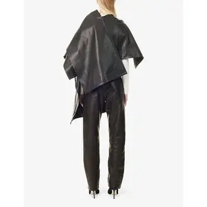 Nour Hammour Edra Leather Cape