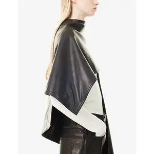 Nour Hammour Edra Leather Cape