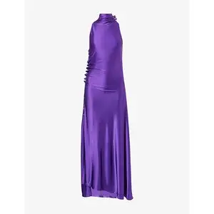 Rabanne High-neck Stretch-jersey Maxi Dress
