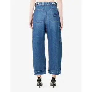 Givenchy Wide-leg Cropped Jeans