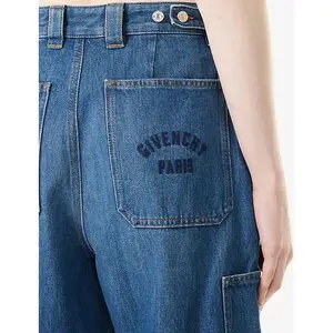 Givenchy Wide-leg Cropped Jeans