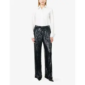 TWP Sulli Sequin-woven Trousers