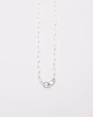 COG Leaf Pendant Necklace - Silver