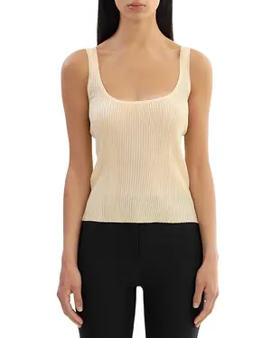 LAMARQUE Metallic Rib Knit Tank