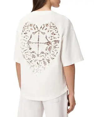 ALLSAINTS Esme Amelie Tee - Ecru White