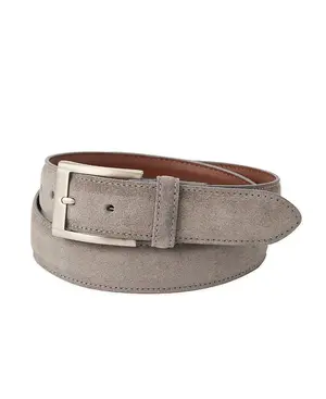 JACK OF SPADES Italian Sueded Calfskin Belt