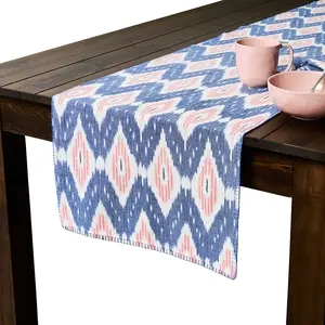 JULISKA Ikat Table Runner, 18 X 90 /pink
