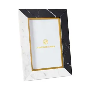 Jonathan Adler Marble Canaan Frame, 8 X 10 - Black/white Marble