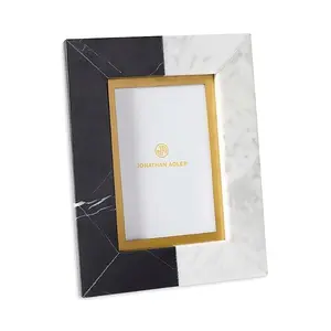 Jonathan Adler Marble Canaan Frame, 4 X 6 - Black/white Marble