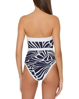 MILLY Ravello Abstract Kai Print One-piece Swimsuit