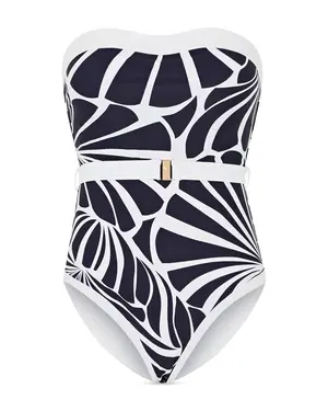 MILLY Ravello Abstract Kai Print One-piece Swimsuit