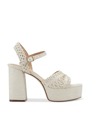 MARC FISHER LTD. Chayse Platform Sandals - White