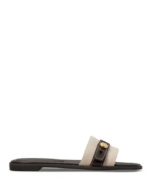 Tory Burch Romy Slides - Natural