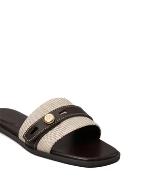 Tory Burch Romy Slides - Natural