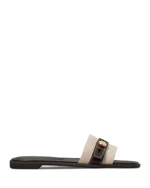 Tory Burch Romy Slides - Natural