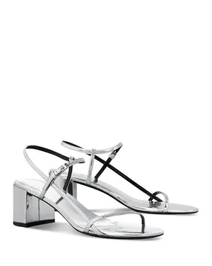 Tory Burch Gigi Sandals - Silver