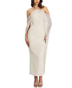 Miss Circle Draped Evening Dresses