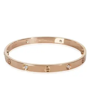 CARTIER Love 18k Bracelet - Rose Gold