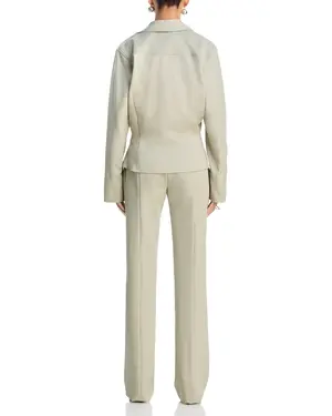 Attico Wool Shirt - Taupe