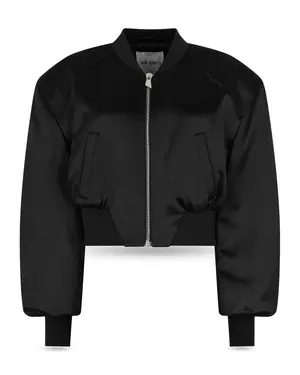 Attico Satin Bomber Jacket