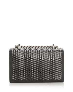 Alexander McQueen Mini Eyelet-embellished Satchel