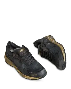 GOLDEN GOOSE Running Dad Leather Sneakers