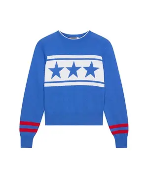 Mint Velvet Cotton Blend Star Knit Sweater