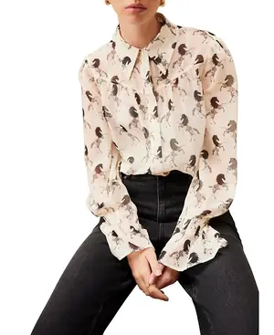 Mint Velvet Printed Shirts For Women
