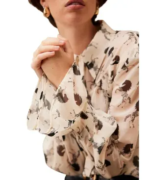 Mint Velvet Horse Print Blouse