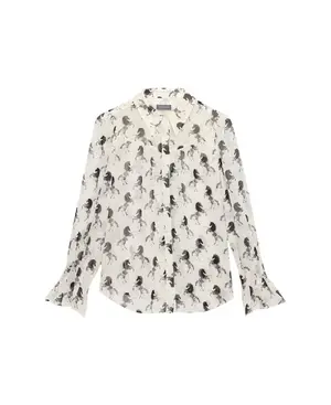 Mint Velvet Horse Print Blouse