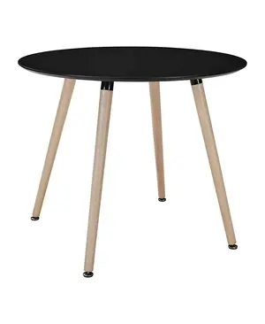 MODWAY Track Round Dining Table - Black