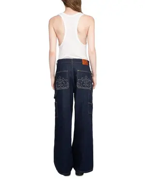 Zadig&Voltaire Perya High-rise Denim Jeans - Brut