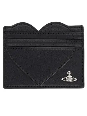 VIVIENNE WESTWOOD Card Holder "heart - Black