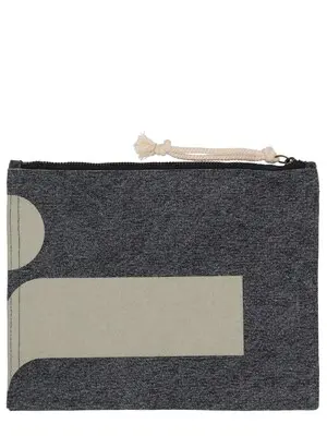 Isabel Marant Netia Clutch Bag - Charcoal