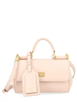 Dolce & Gabbana My Sicily Top Handle Bag - Nude