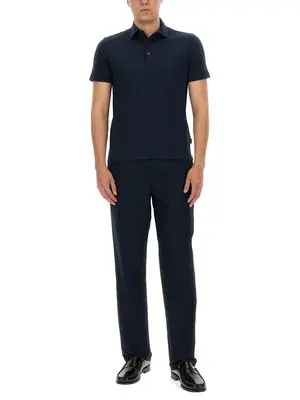 Aspesi Cotton Polo - Blue
