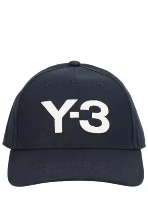 Y - 3 Baseball Cap With Logo - Black