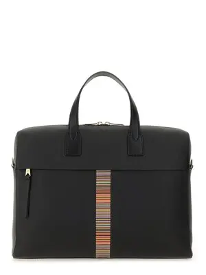 Paul Smith Signature Stripe Bag - Black