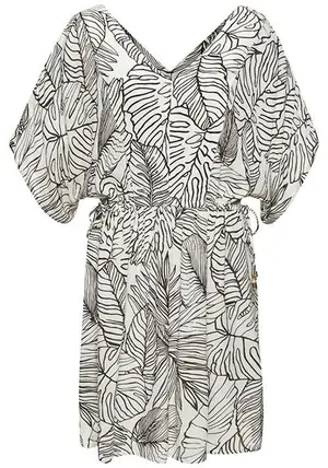 LASCANA Palm Print Cover Up