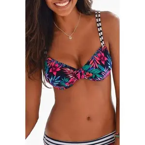 LASCANA Pattern Underwire Bikini Top - Multi Print