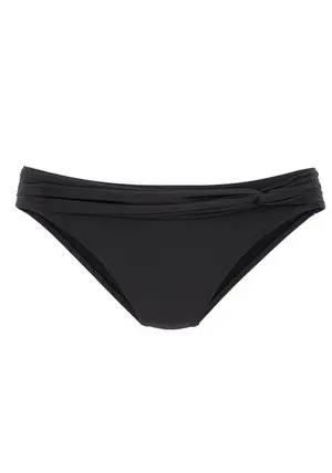LASCANA Side Twist Bikini Bottom - Black