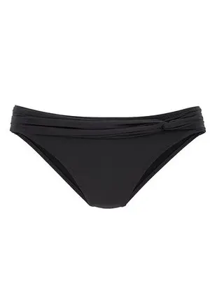 LASCANA Side Twist Bikini Bottom - Black