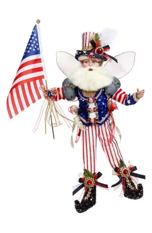 MARK ROBERTS Patriotic Fairy - Dark Blue