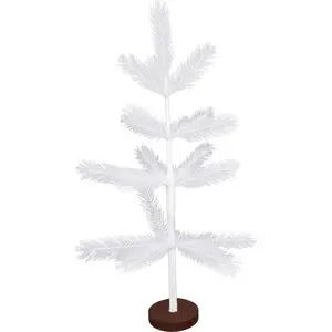 CAROL & FRANK 24" X 8" Pampas Tree Figurines - White