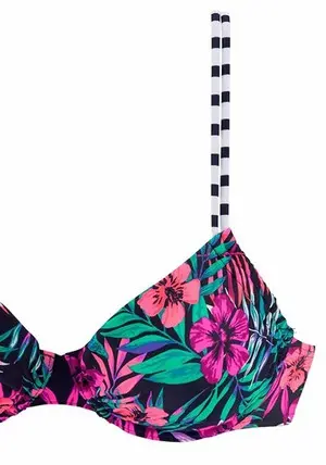 LASCANA Underwire Bikini Top - Multi Print